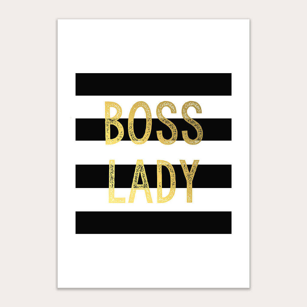 Boss Lady Poster - Κάντο Κορνίζα