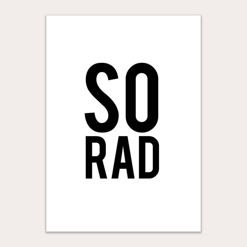 So Rad - Κάντο Κορνίζα