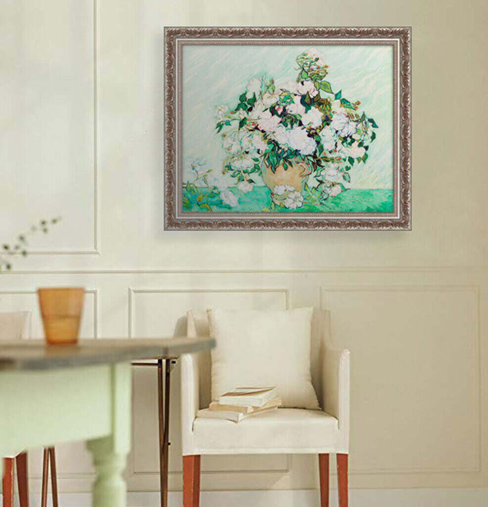 Vincent Van Gogh - Roses "1890" - Κάντο Κορνίζα