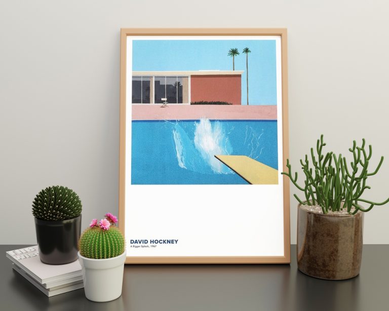 David Hockney - A Bigger Splash "1967" - Κάντο Κορνίζα
