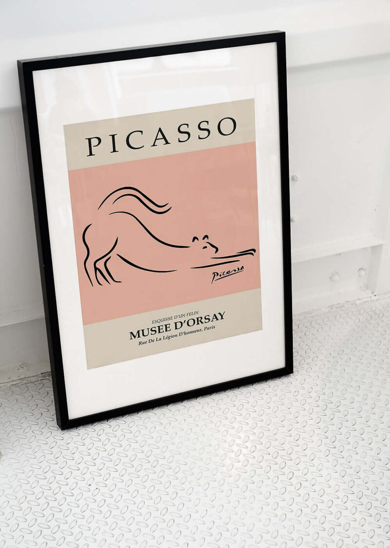 Picasso - Stretching Cat - Κάντο Κορνίζα