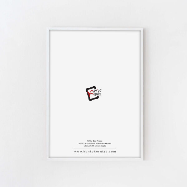 White Lacquer Ready-Made Frame - Κάντο Κορνίζα